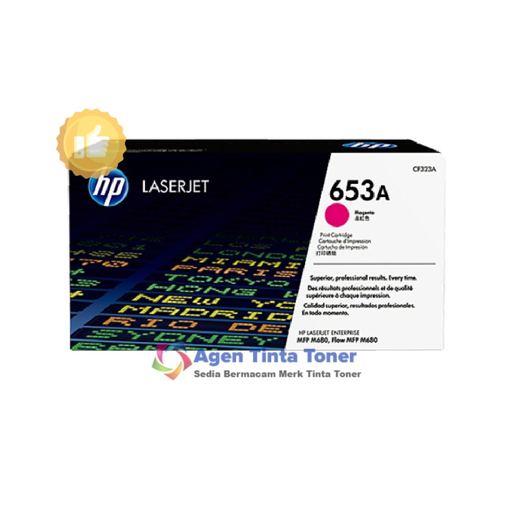 Jual Toner HP LaserJet 653A Magenta (CF323A) Original Harga Dan Spesifikasi