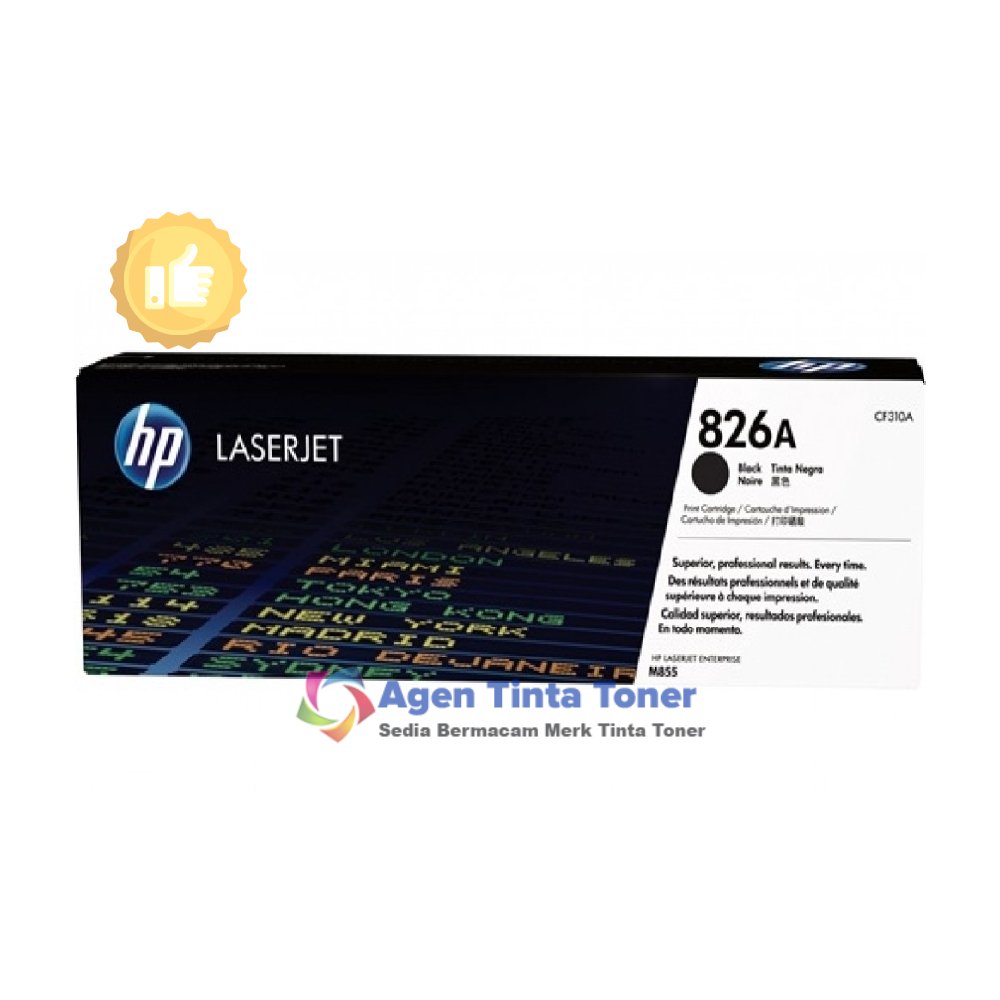 Jual Toner HP LaserJet 826A Black (CF310A) Original Harga Dan Spesifikasi